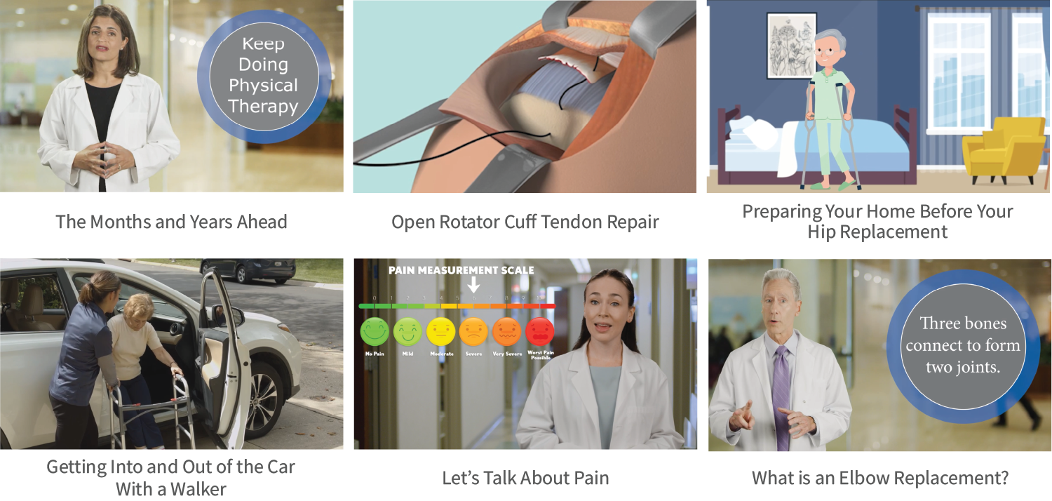 Mytonomy - AAOS PROM Vendor Program Orthopedic Patient Education